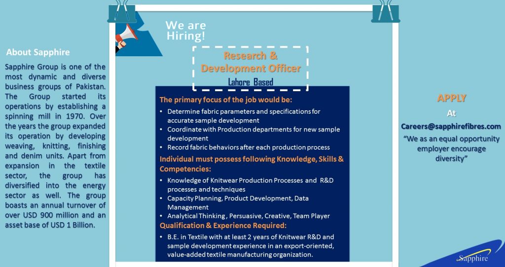 Job Opportunities At Sapphire SFL Group – Financial Aid and Career Services