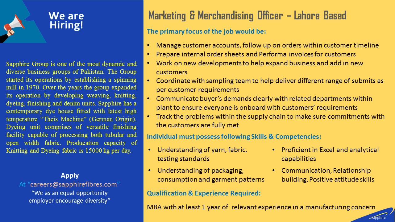 Job Opportunities At Sapphire SFL Group – Financial Aid and Career Services