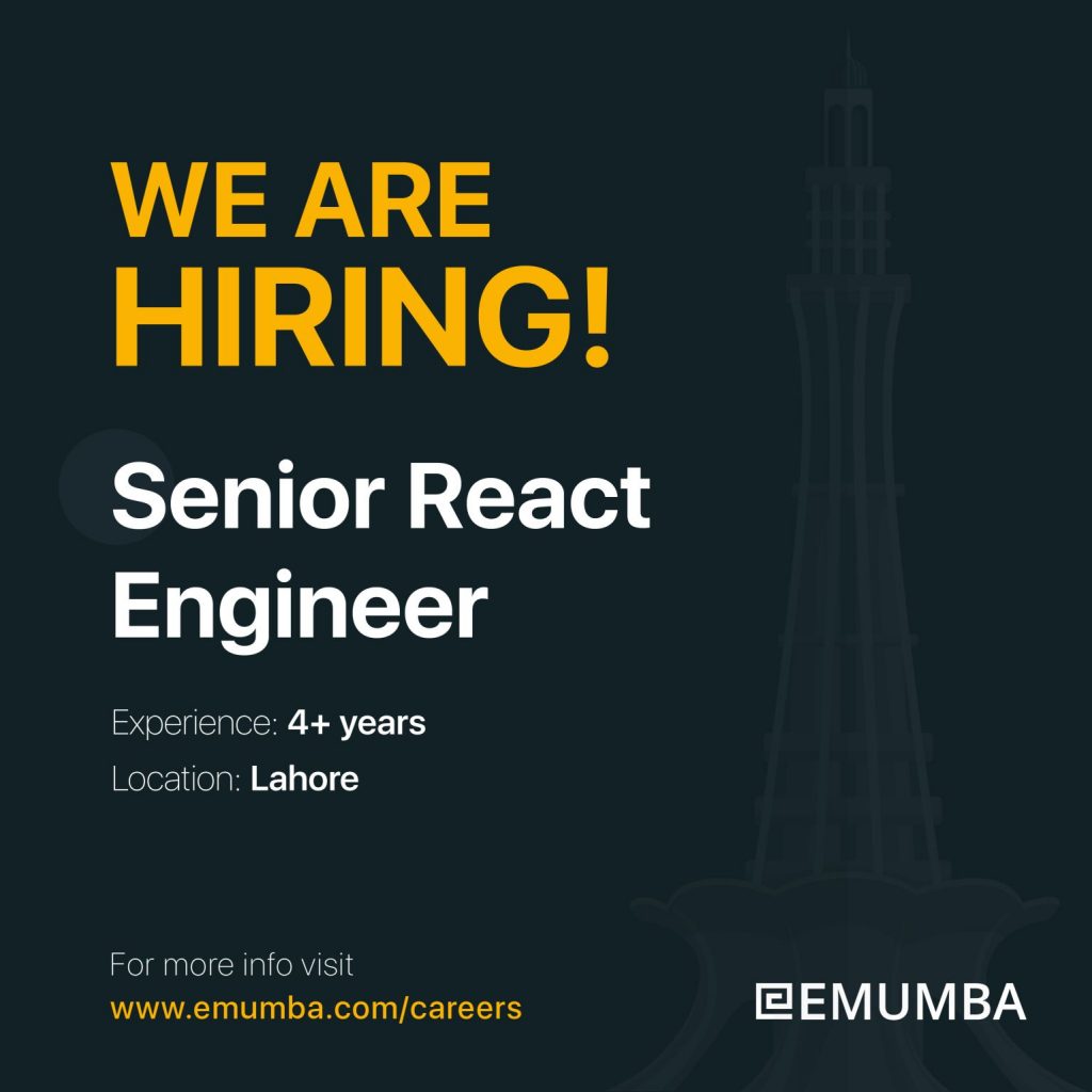 Emumba- Hiring Talented Frontend/Backend Engineers – Lahore – Financial Aid and Career Services