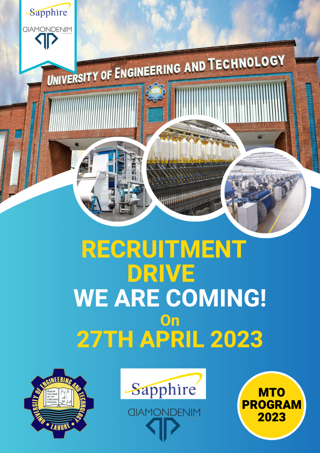 Sapphire Recruitment Drive 2023 – (MTO Program) – Financial Aid and ...