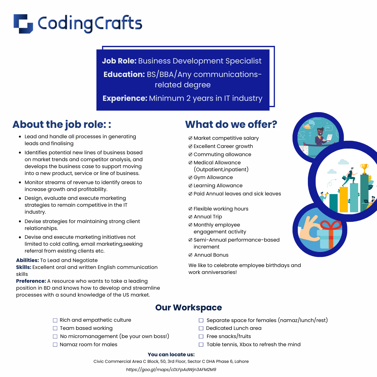 Hiring at Coding Crafts – Financial Aid and Career Services