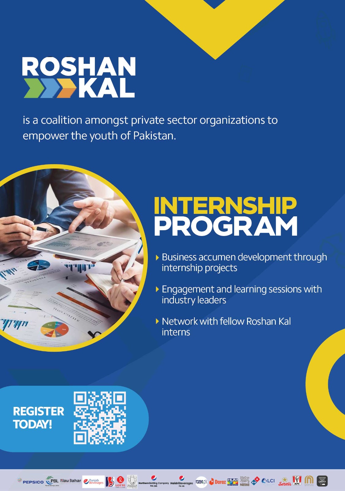 Call for Applications: “Roshan Kal” Internship Program – Financial Aid and Career Services